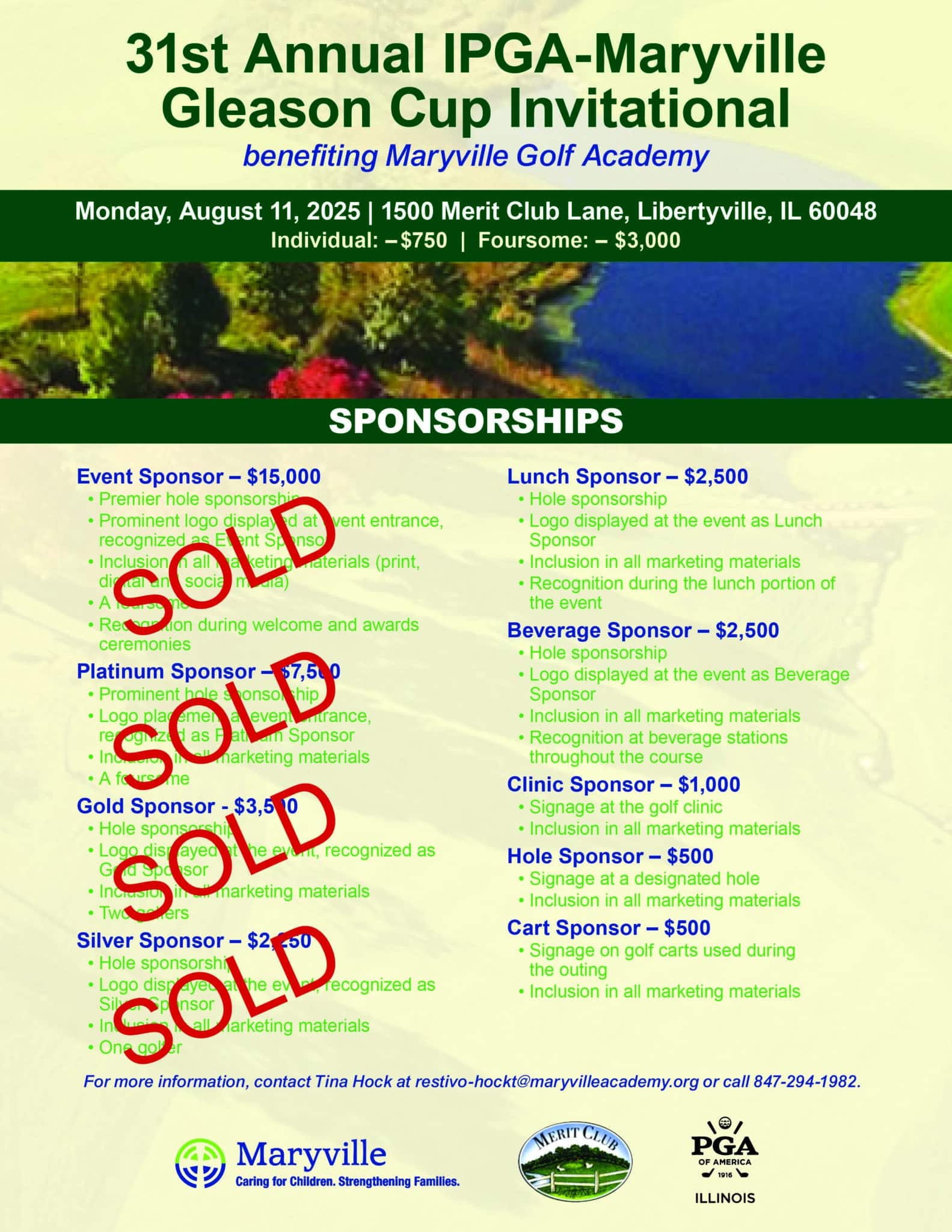 31st Annual IPGA-Maryville Gleason Cup Invitational - Maryville Academy